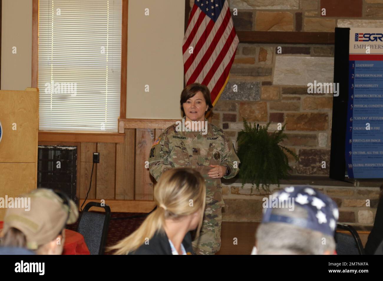 U.S. Army Brig. Gen. Laura McHugh, Deputy Adjutant General-Army for the ...