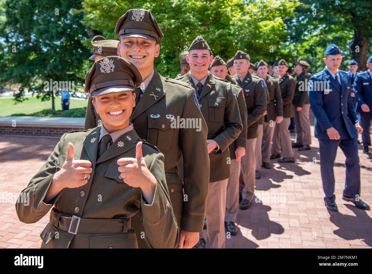 Clemson University's Army and Air Force ROTC units held a joint ...