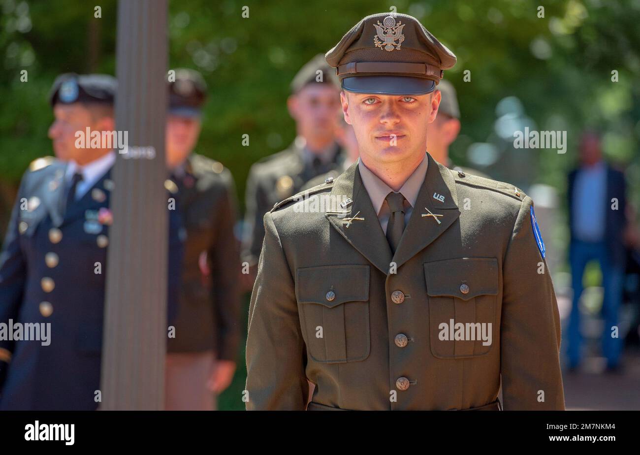 Second Lieutenant Nicholas Ryan walks across Clemson University's ...