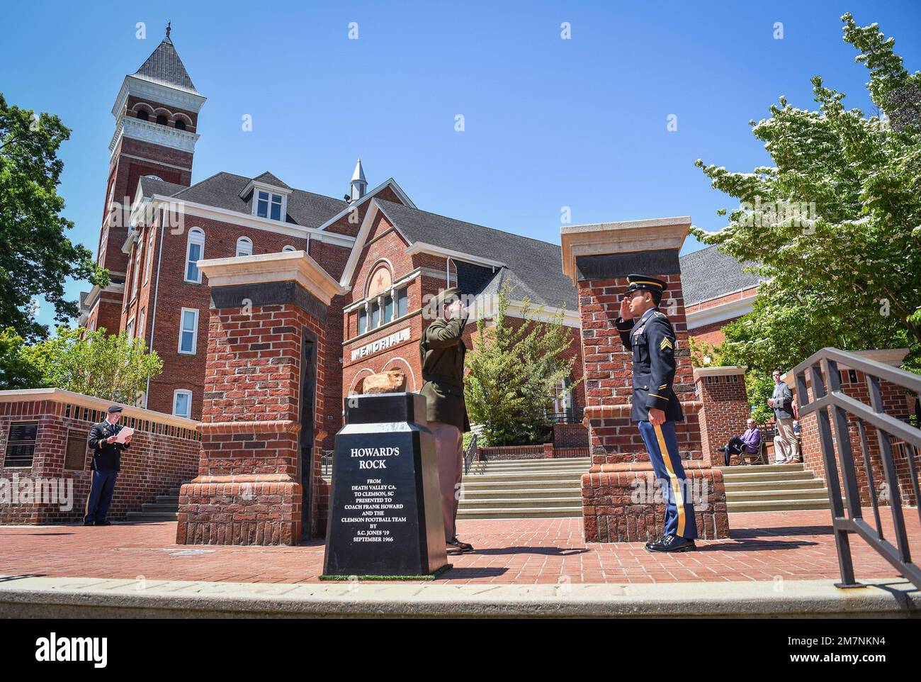 Clemson University's Army and Air Force ROTC units held a joint ...