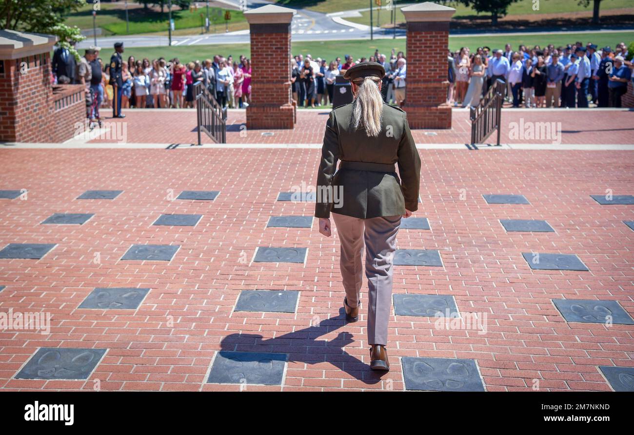 Clemson University's Army and Air Force ROTC units held a joint ...