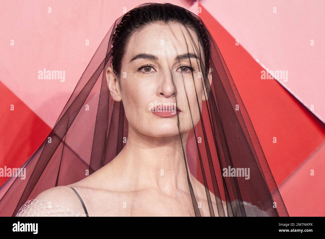 Erin O'Connor poses for photographers upon arrival at the British ...