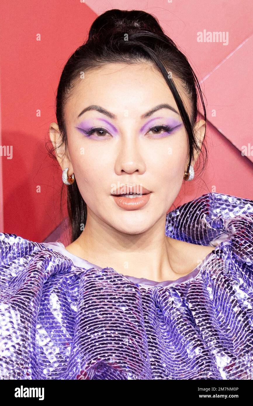 Jessica Wang poses for photographers upon arrival at the British ...