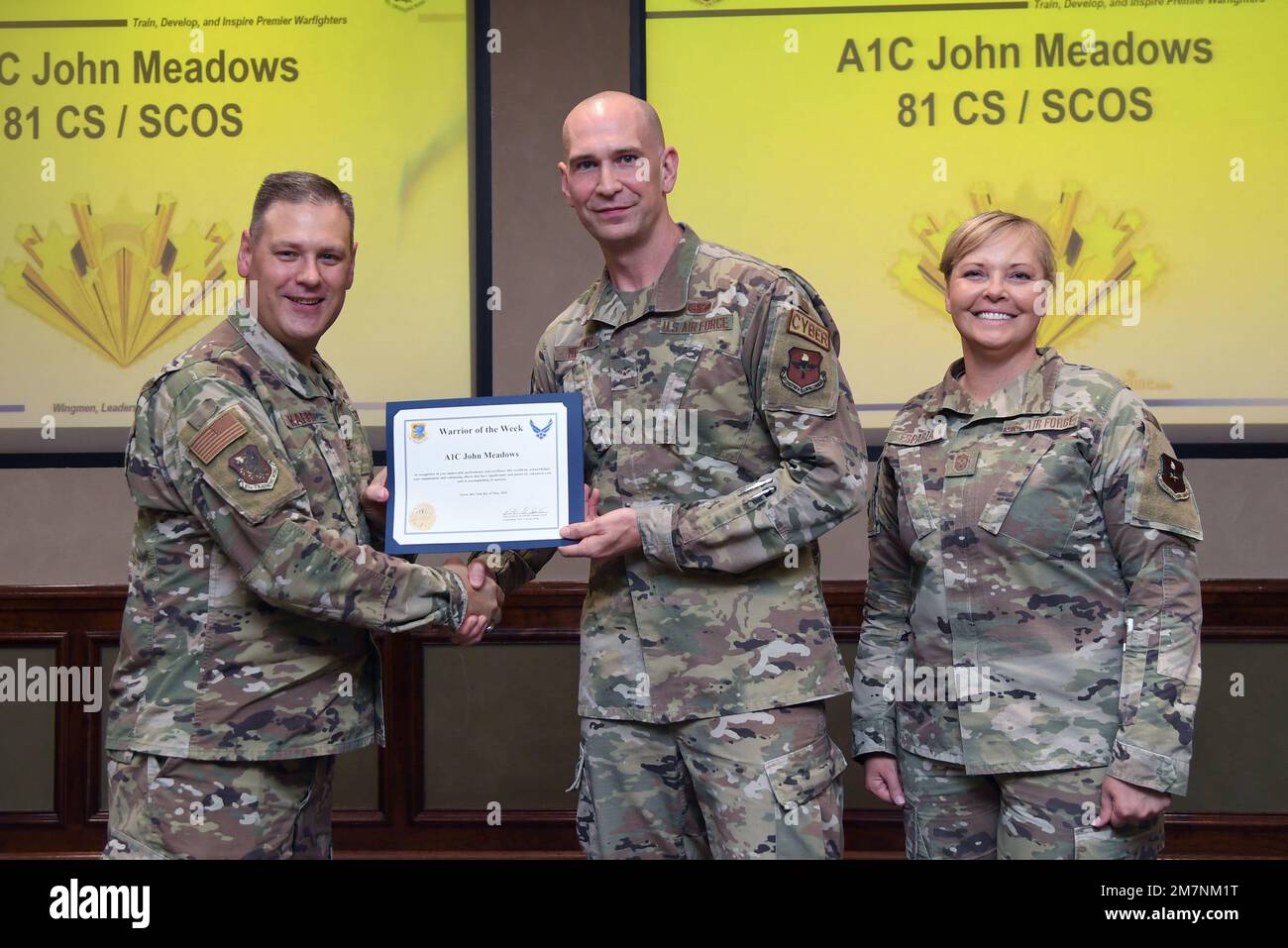 Let's give Airman 1st Class John Meadows from the 81st Contracting ...