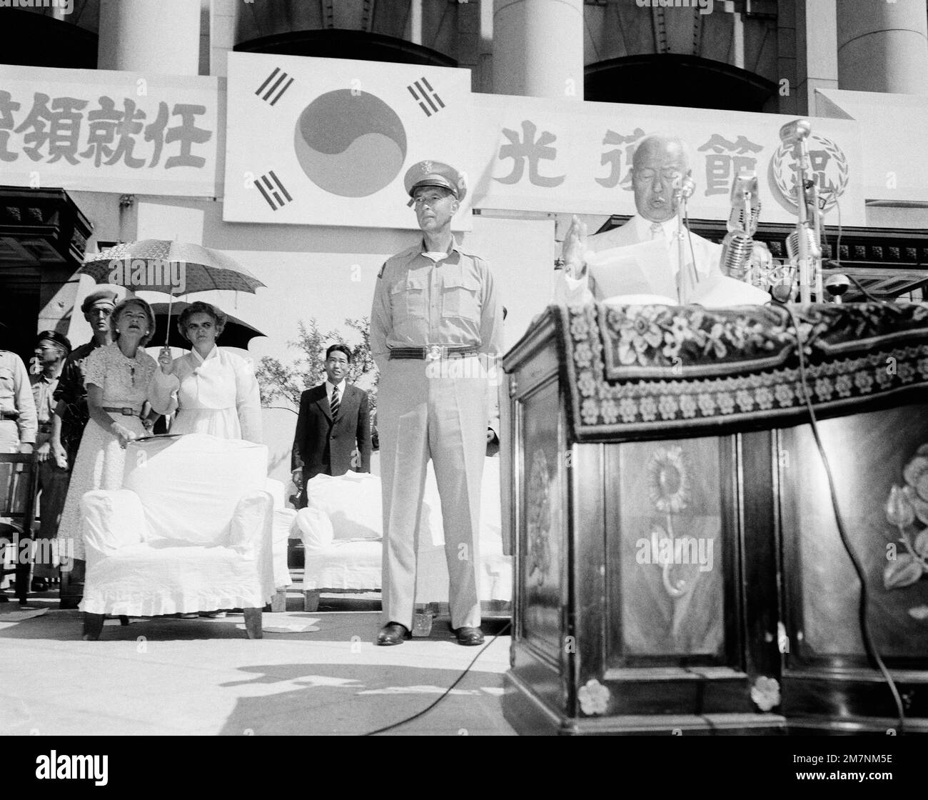 President Syngman Rhee, 77, first Chief Executive of Korea to be ...