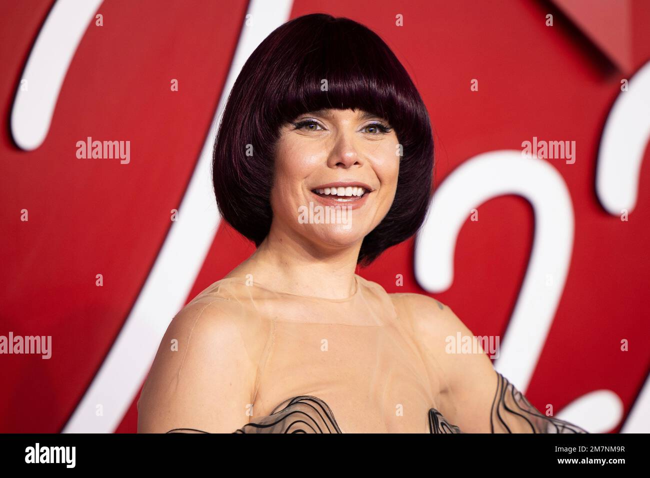 Paloma Faith poses for photographers upon arrival at the British ...