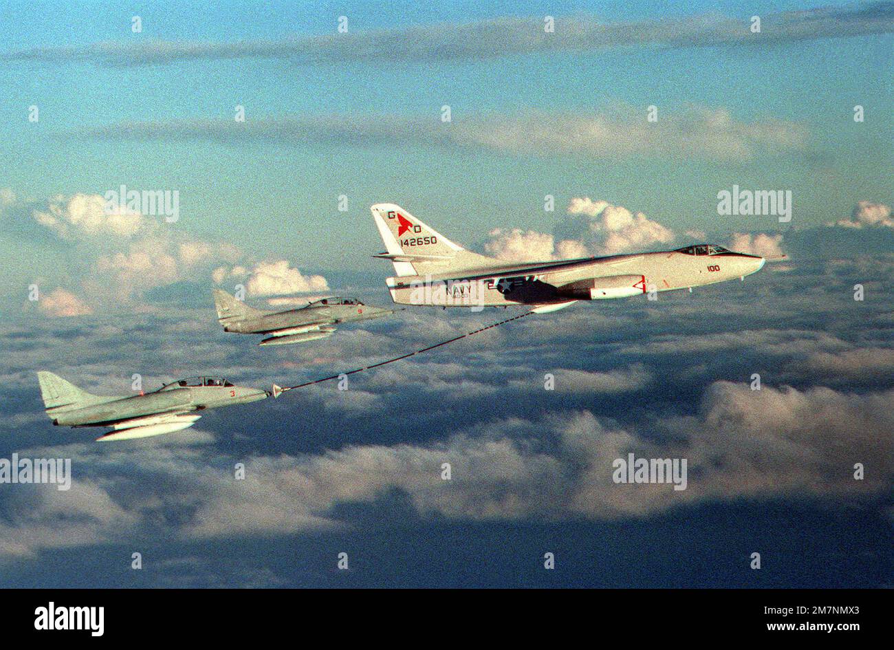 An EA-3B Skywarrior aircraft from Tactical Electronic Warfare Squadron ...