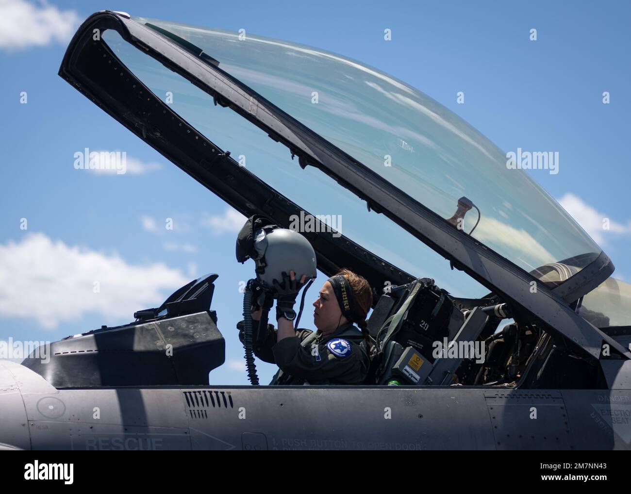U.S. Air Force 1st Lt. Miranda ‘T-Rex’ Jones, pilot, 157th Fighter ...