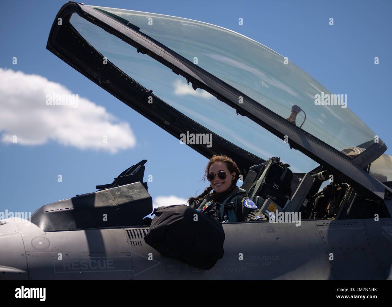 U.S. Air Force 1st Lt. Miranda ‘T-Rex’ Jones, pilot, 157th Fighter ...