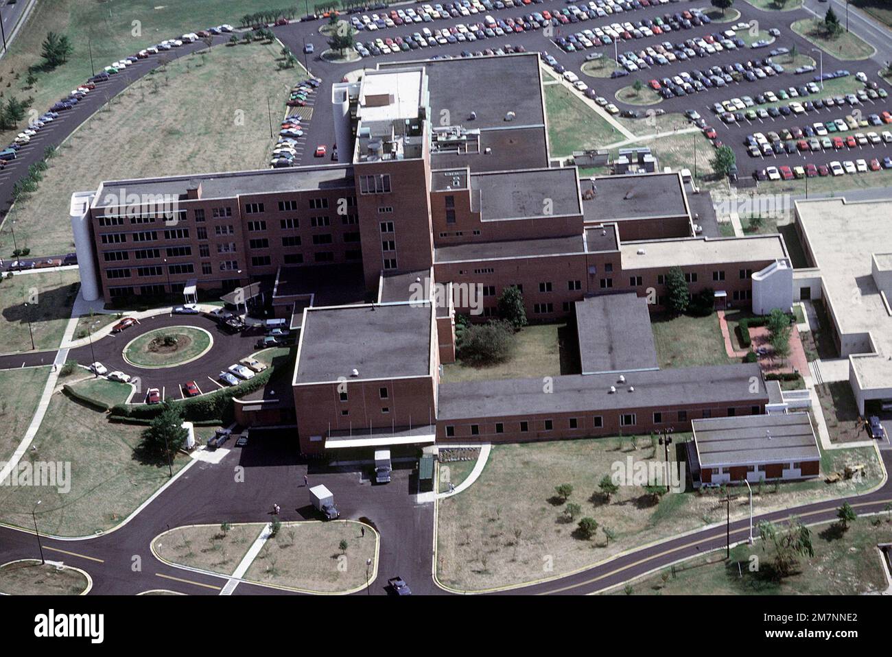 An aerial view of the Malcolm Grow U.S. Air Force Medical Center. Base ...