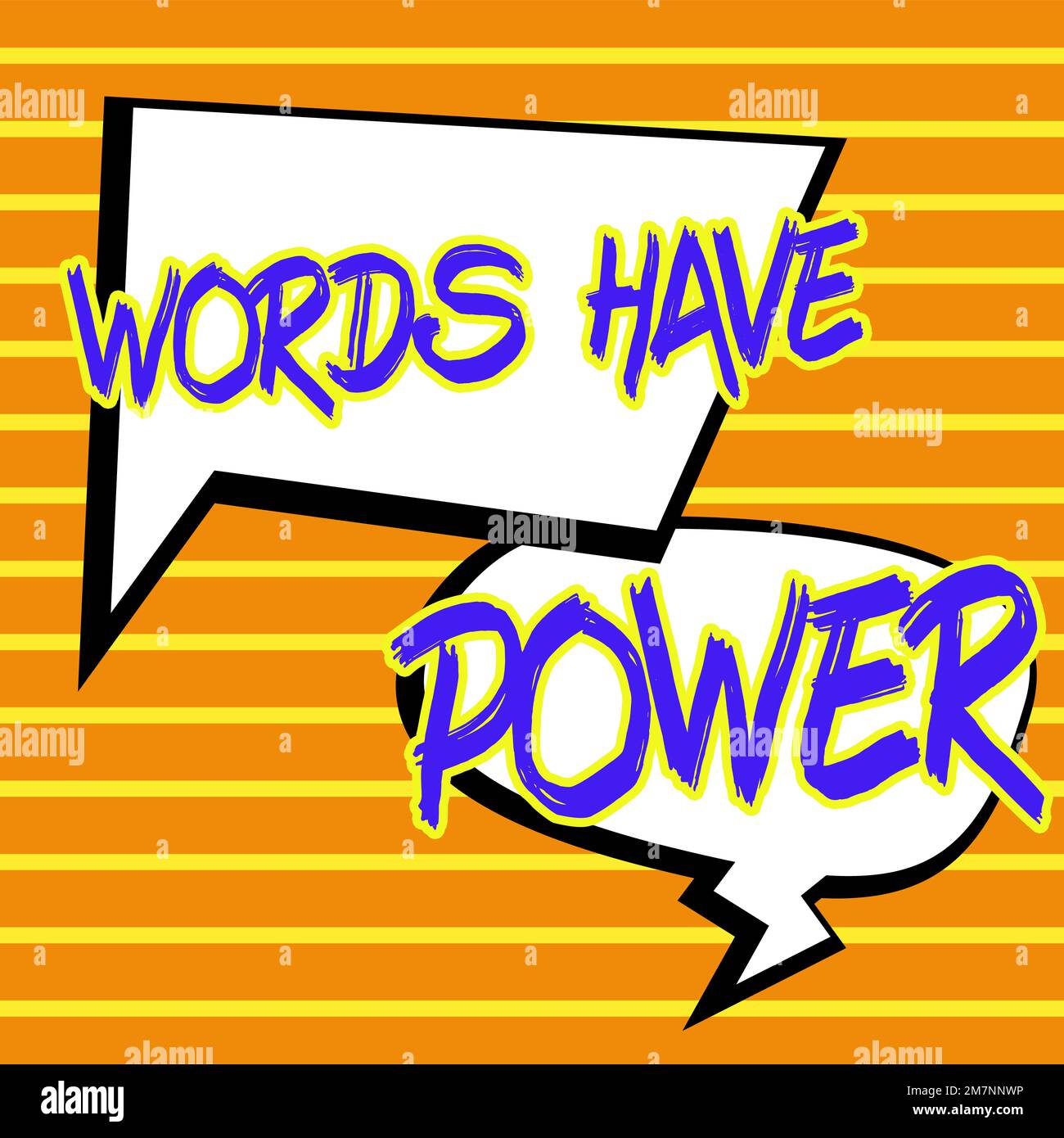 Inspiration showing sign Words Have Power, Business approach Energy ...