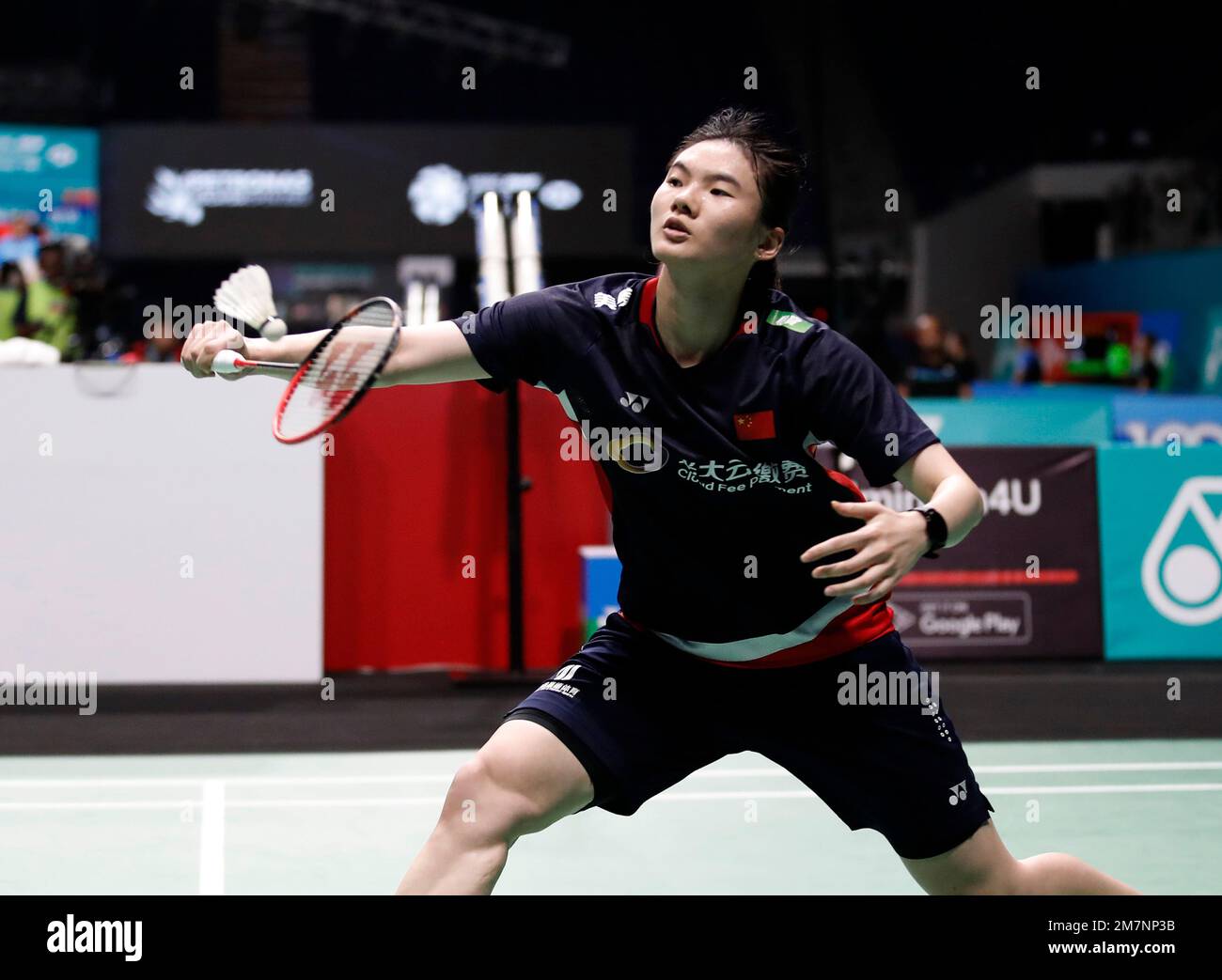 Kuala Lumpur, Malaysia. 10th Jan, 2023. Han Yue of China competes ...