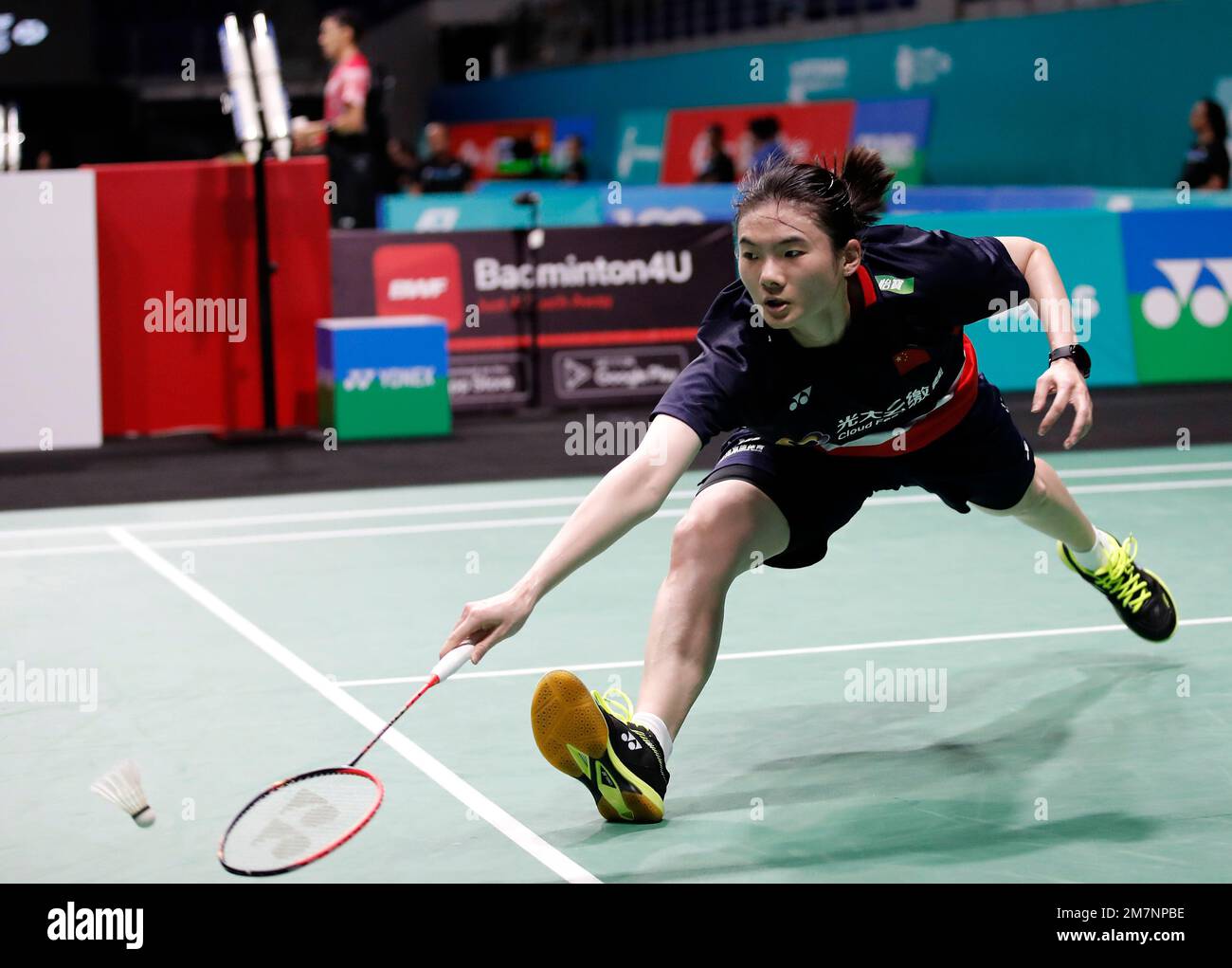 Kuala Lumpur, Malaysia. 10th Jan, 2023. Han Yue of China competes ...