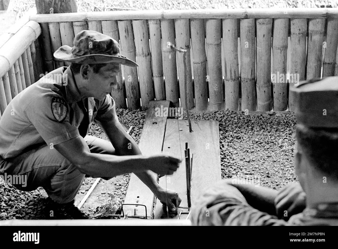 Emil Tadena, a Filipino, is a Jungle Enforcement Survival Training ...
