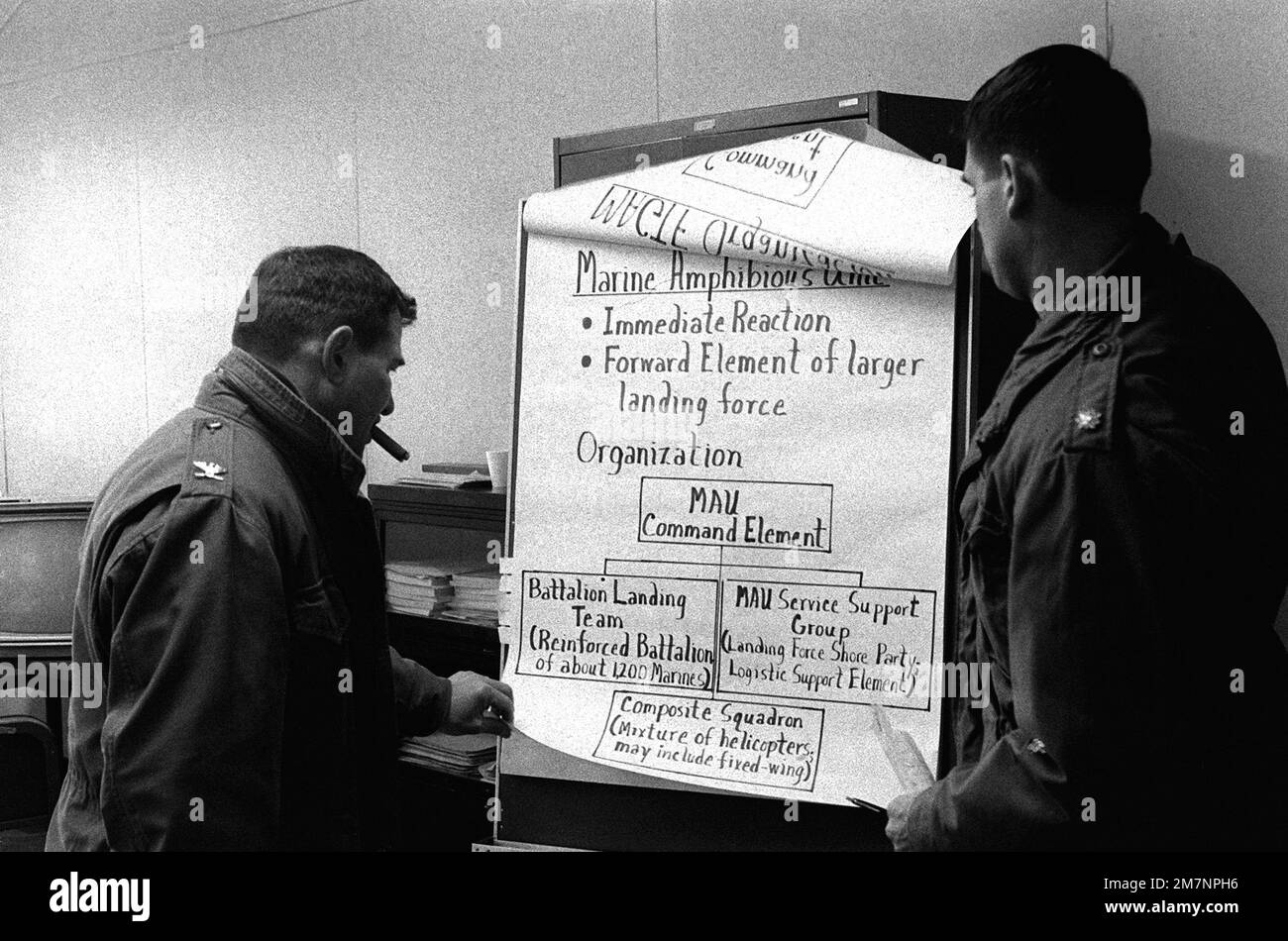 COL P. L. Cacace, commanding officer, 36th Marine Amphibious unit ...