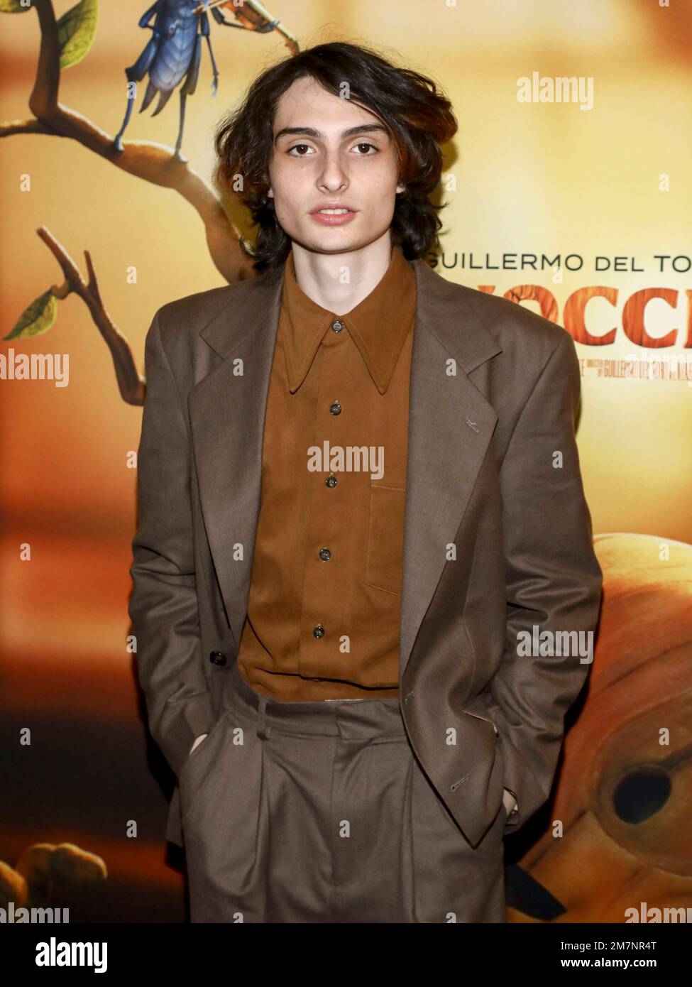 Actor Finn Wolfhard attends the premiere of "Guillermo del Toro's ...