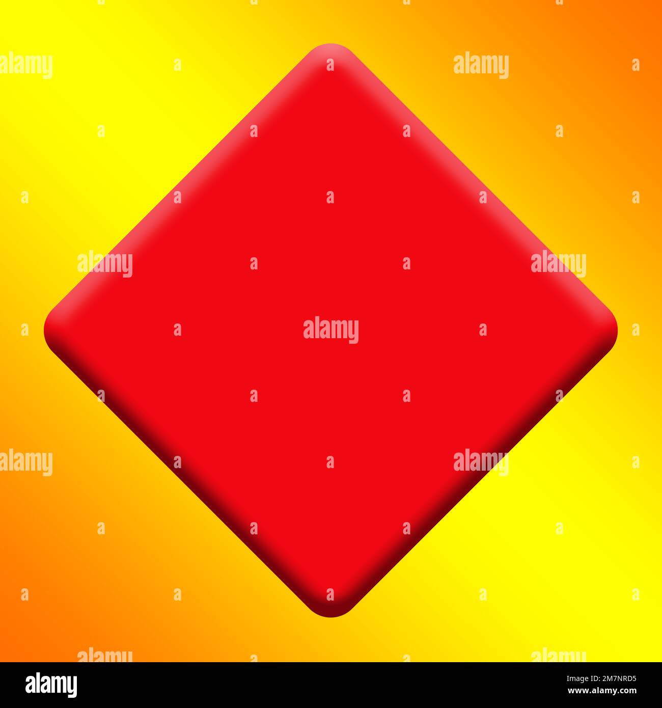 Caro, playing card symbol in a 3D illustration Stock Photo - Alamy