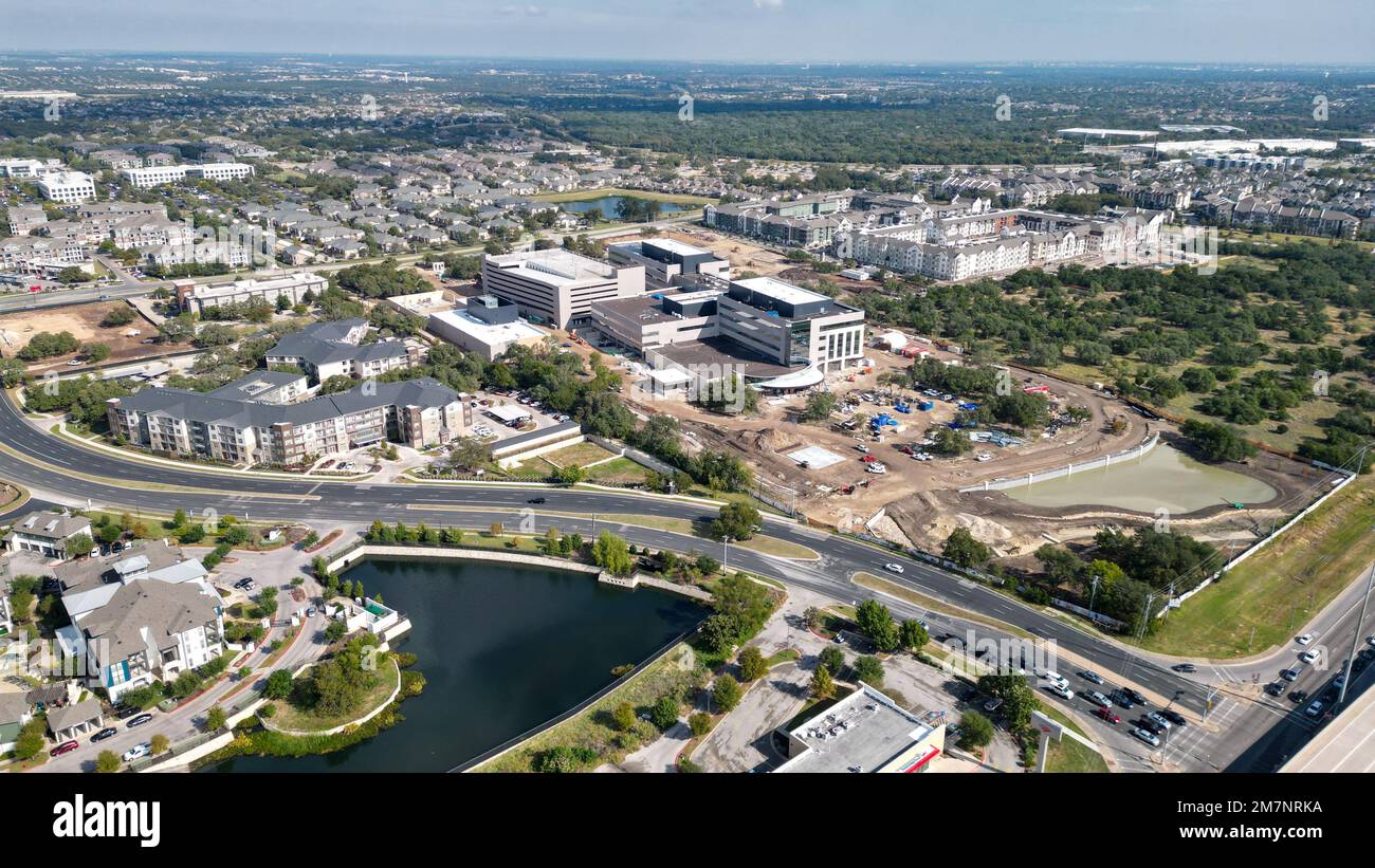 Cedar Park, Texas, USA. 1st Nov, 2022. Construction is nearing ...