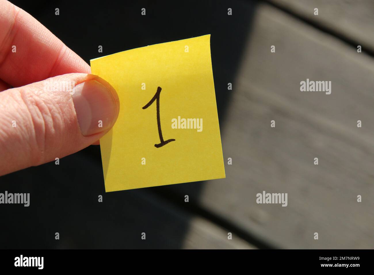 Sign number one, Concept top winner success or calendar idea Stock ...