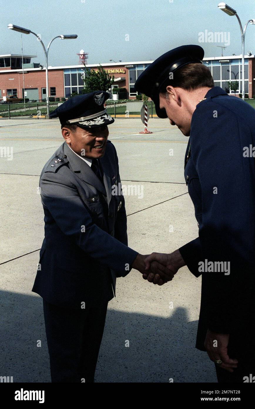 Joint Chiefs of STAFF Chairman GEN Goro Takeda of Japan is bid farewell ...