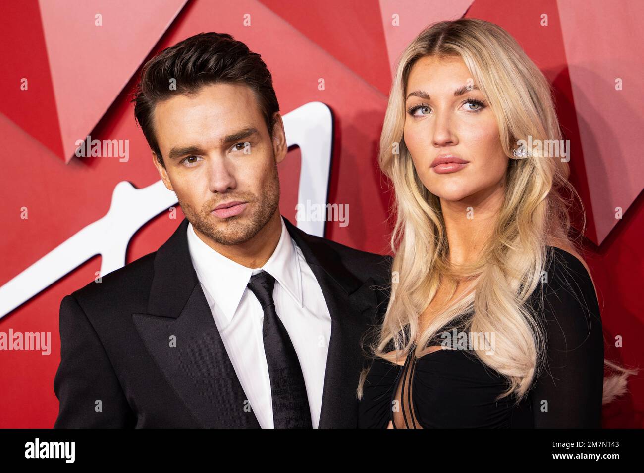 Liam Payne and Kate Cassidy pose for photographers upon arrival at the ...