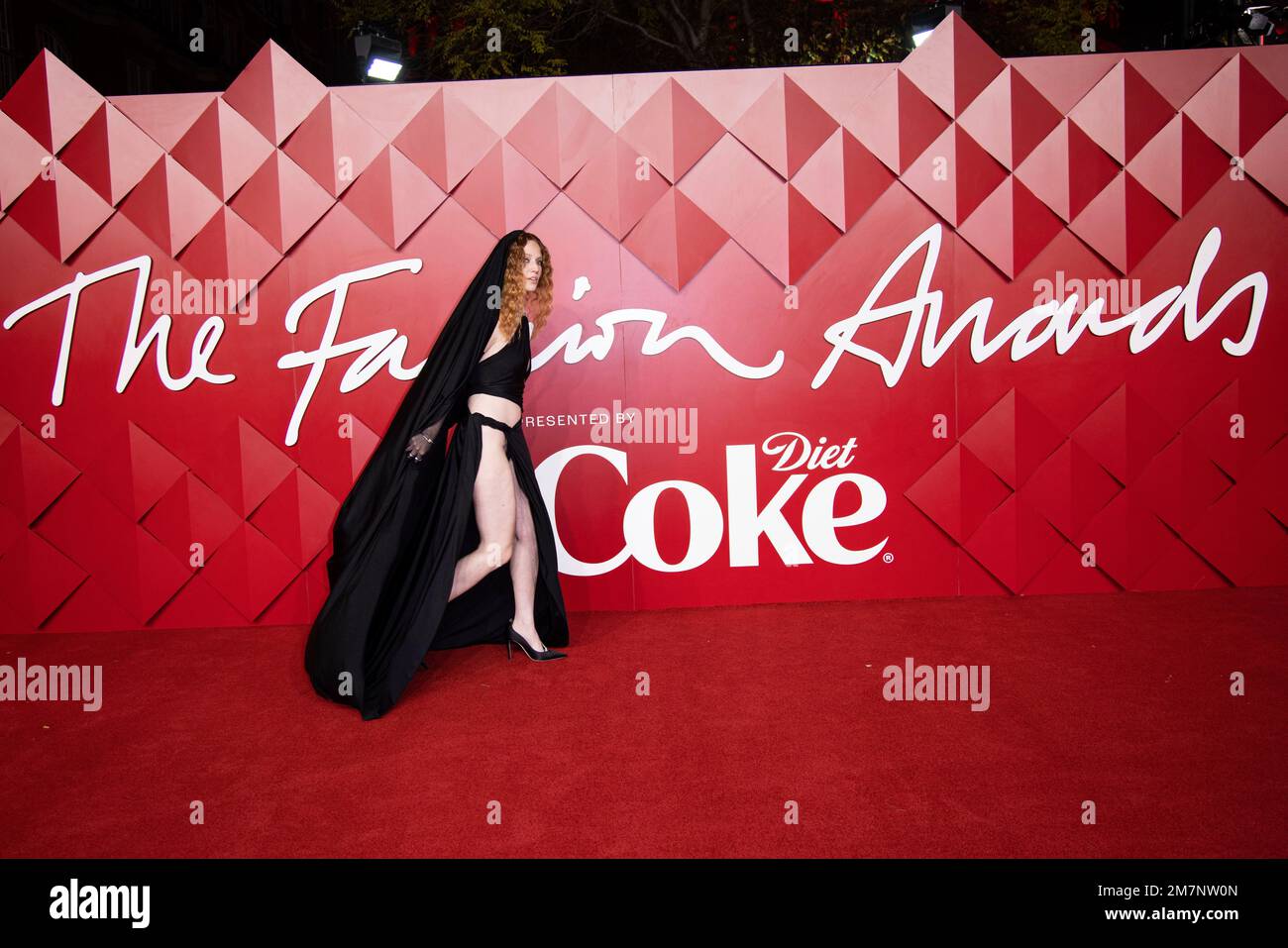 Jess Glynne poses for photographers upon arrival at the British Fashion ...