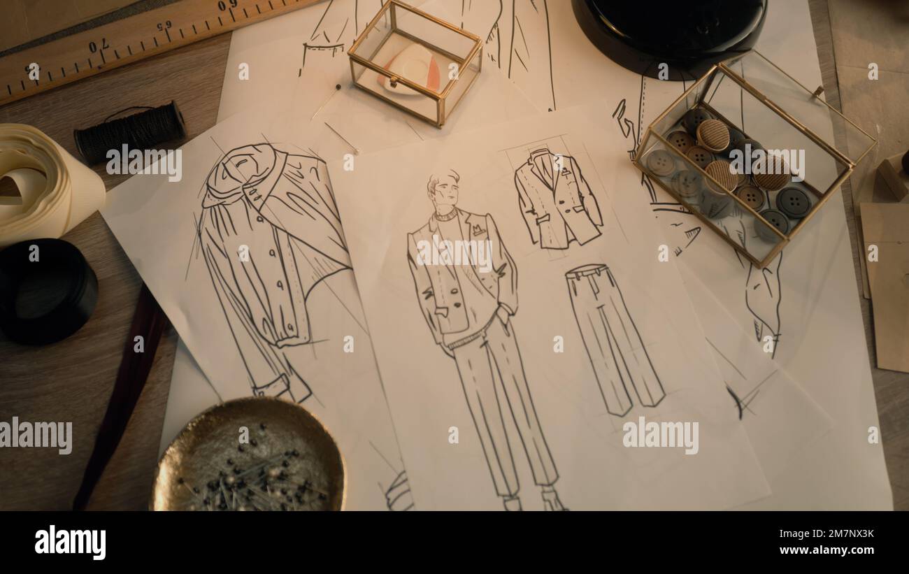 Cinematic shot table drawings hi-res stock photography and images - Alamy