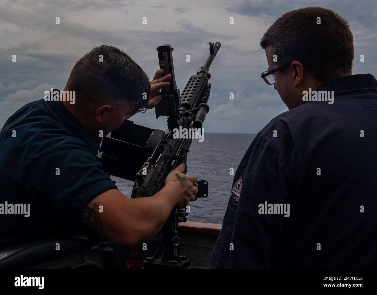 PHILIPPINE SEA (May 11, 2022) Interior communications Electrician 1st ...