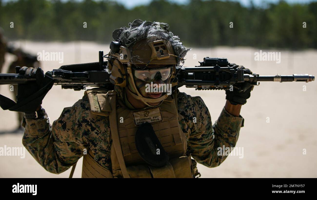 U.S. Marine Corps Sgt. Terrence Hammond, a Houston native, and combat ...