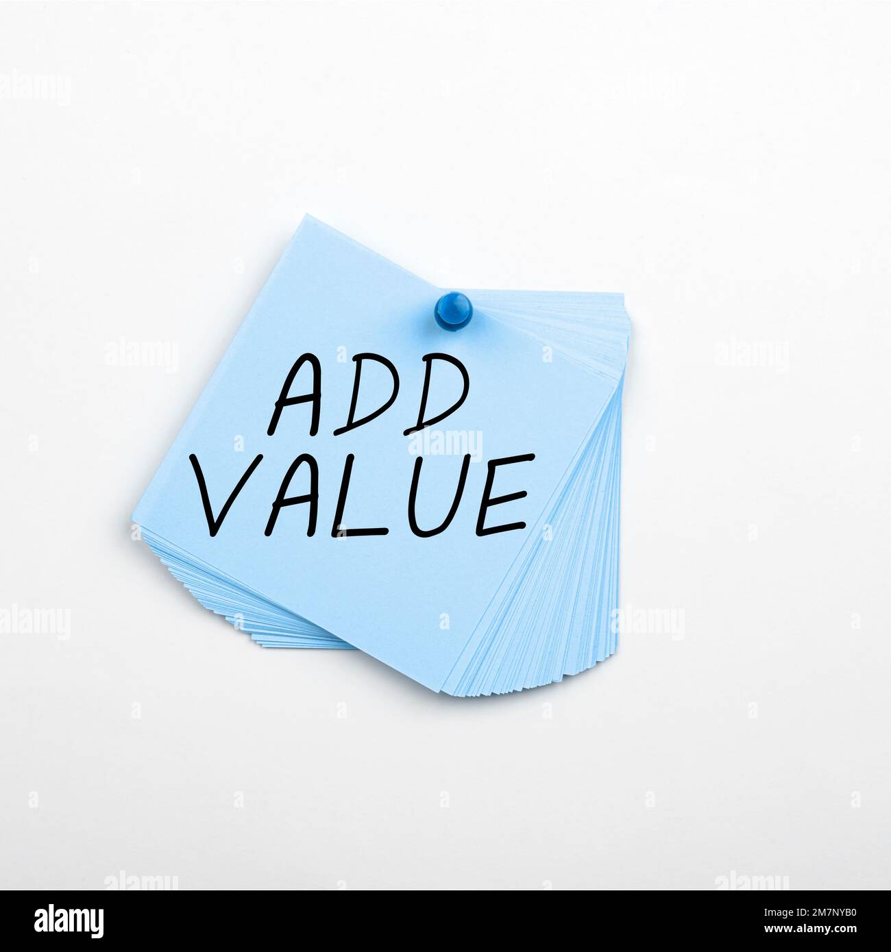 Conceptual display Add Value. Word Written on an improvement or ...