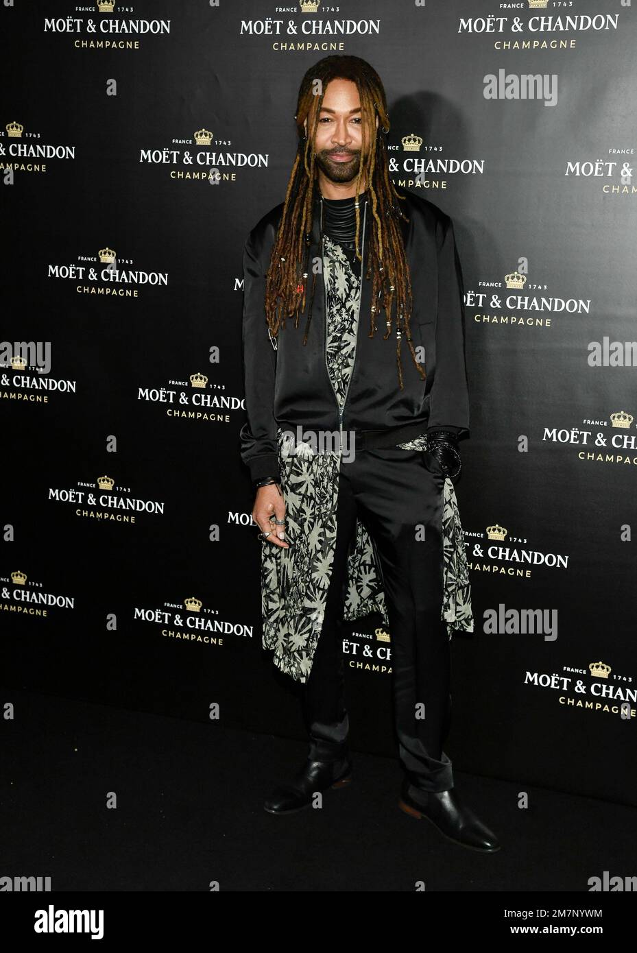 Ty Hunter attends the Moet & Chandon holiday season celebration at ...