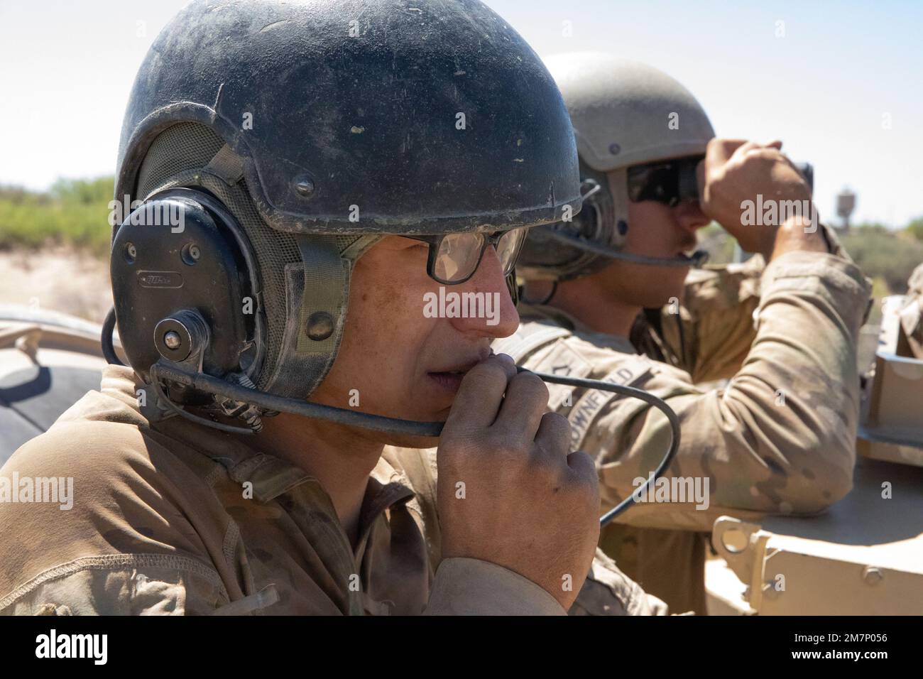 Sgt. Shawn Fantuzzi left, Pfc. Cody Brownfield, fire support observers ...