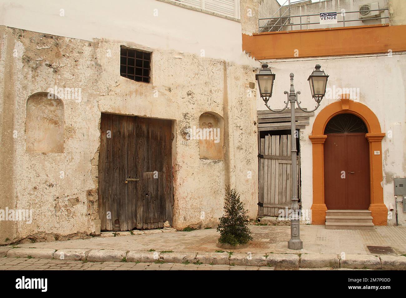 Architectural details in Racale, Italy Stock Photo - Alamy