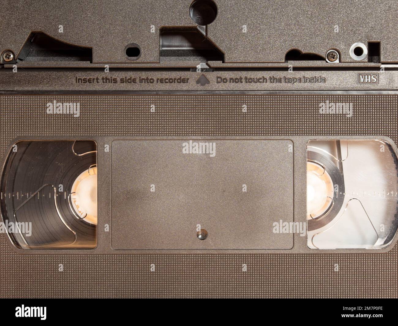 Old VHS cassettes. Retro video cassettes. Close-up. VHS video cassettes ...