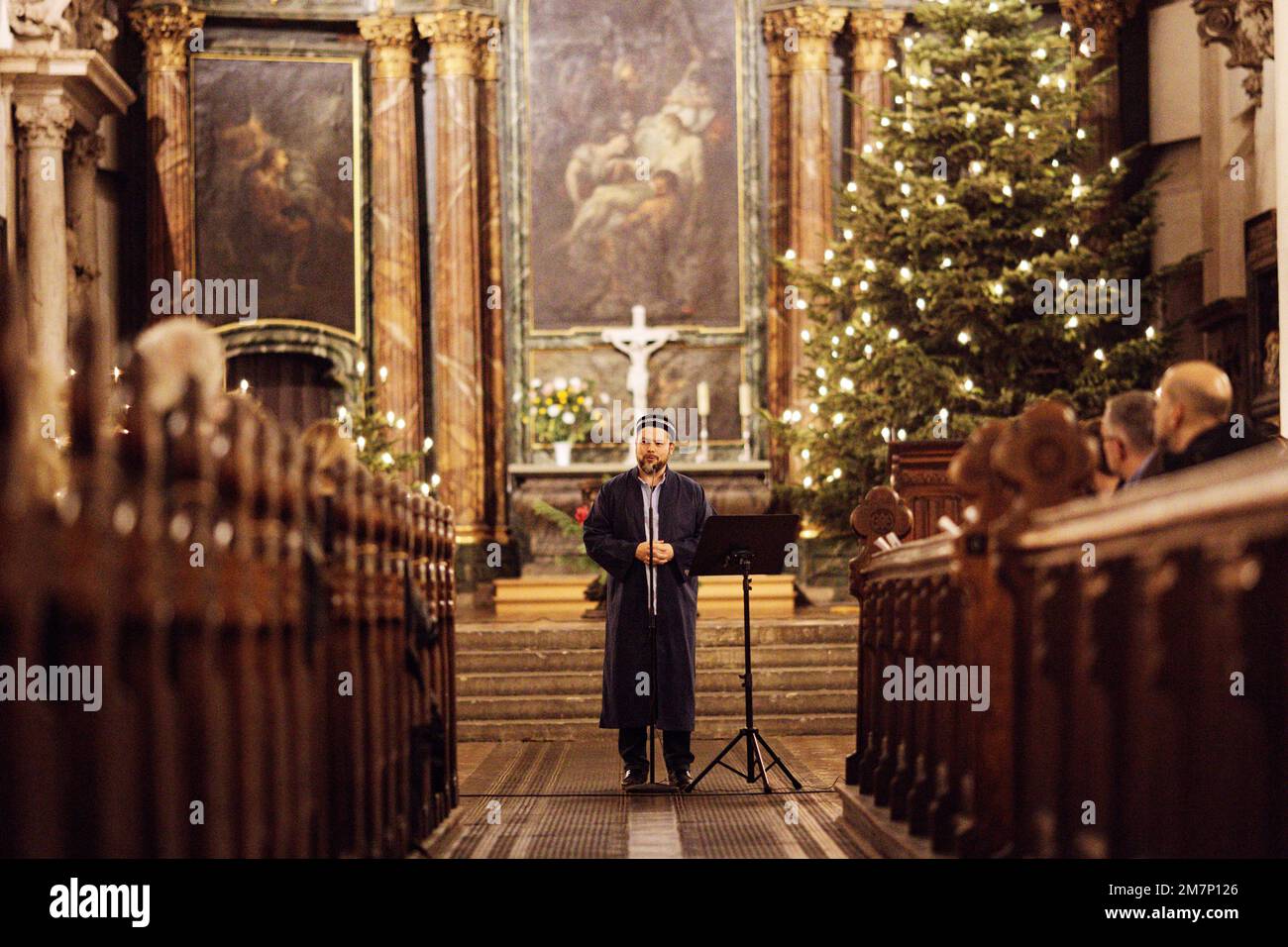 Berlin, Germany. 10th Jan, 2023. Imam Ender Cetin, German Islam Academy ...