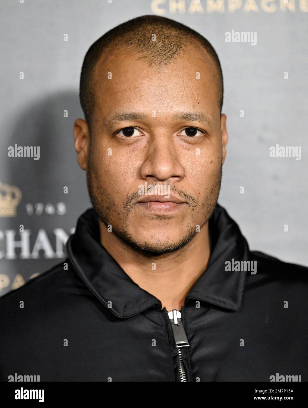 Heron Preston attends the Moet & Chandon holiday season celebration at ...