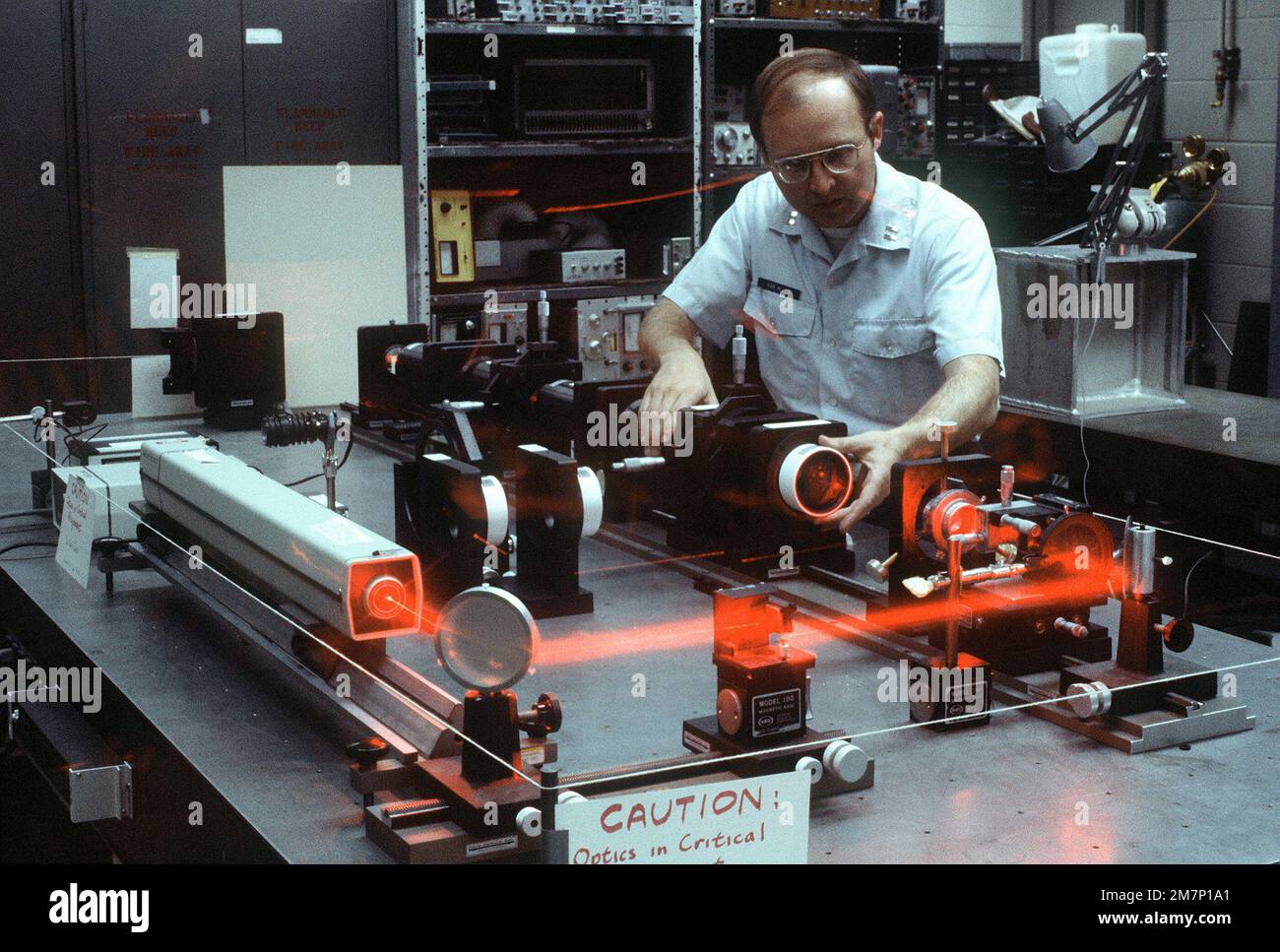 CPT Robert Van Allen, a high energy laser beam control engineer ...
