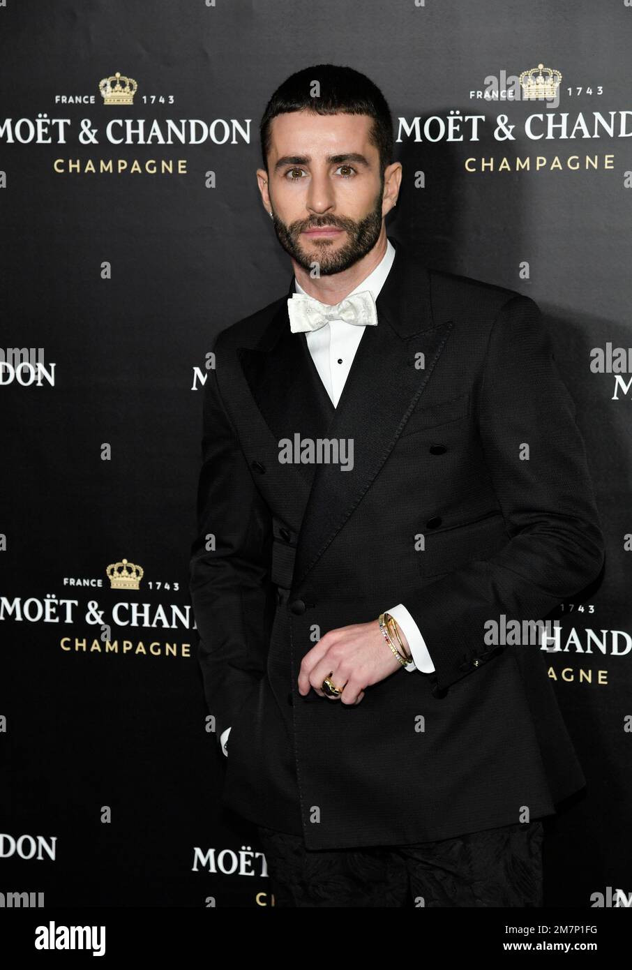 Pelayo Díaz attends the Moet & Chandon holiday season celebration at ...