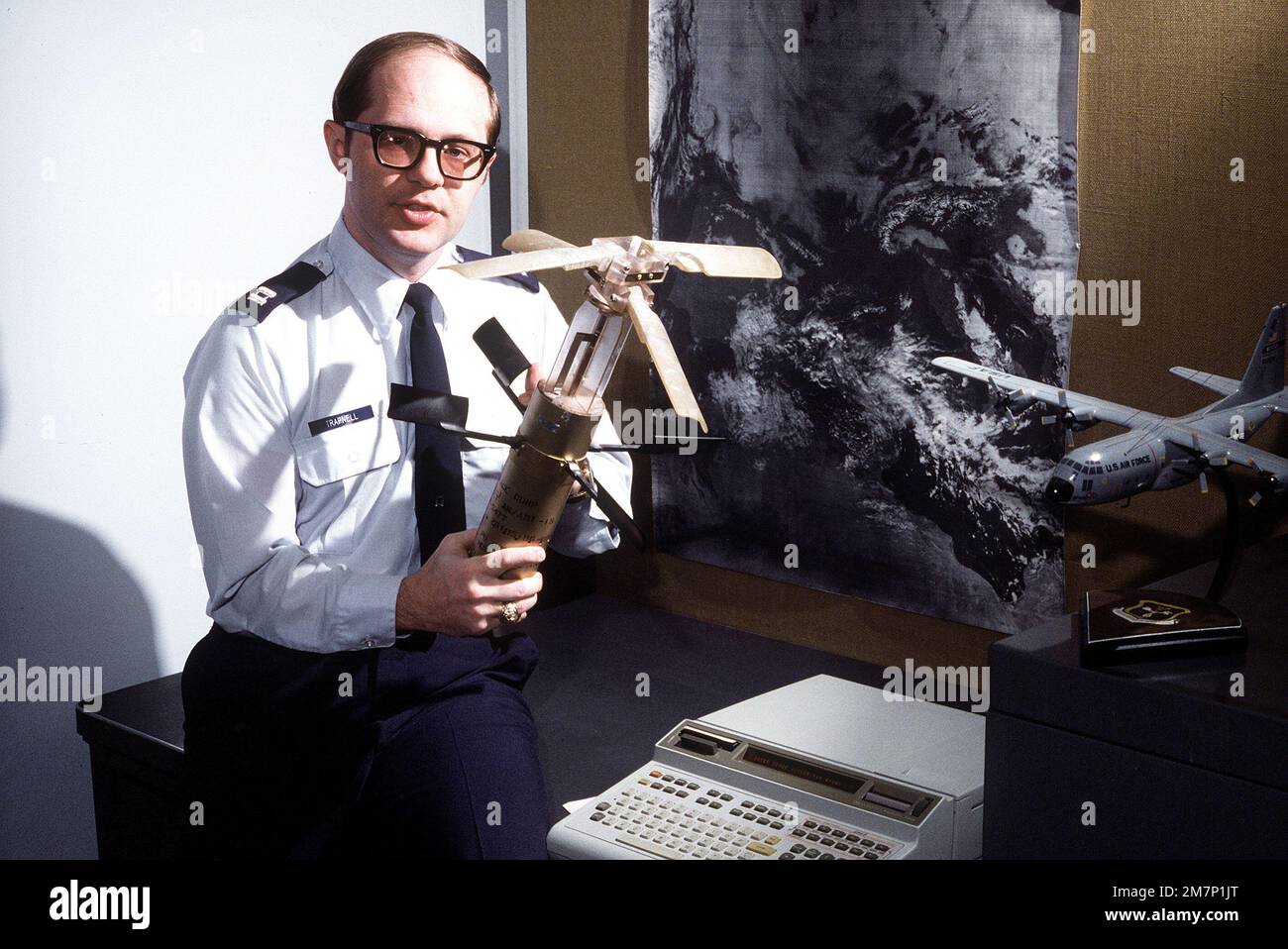 CPT Robert N. Trapnell, airborne systems engineering action officer, of ...