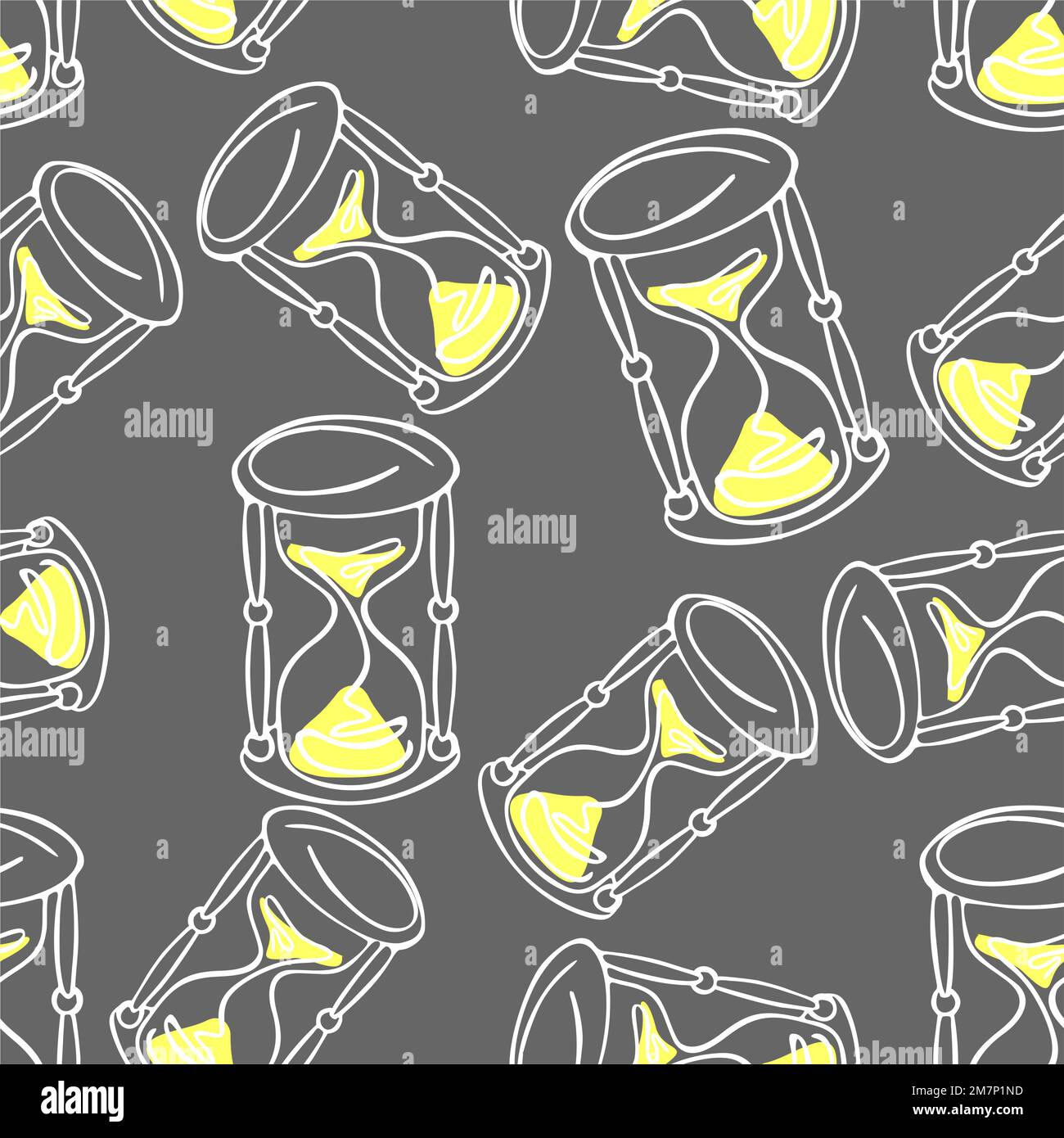 Hourglass seamless pattern hi-res stock photography and images - Alamy