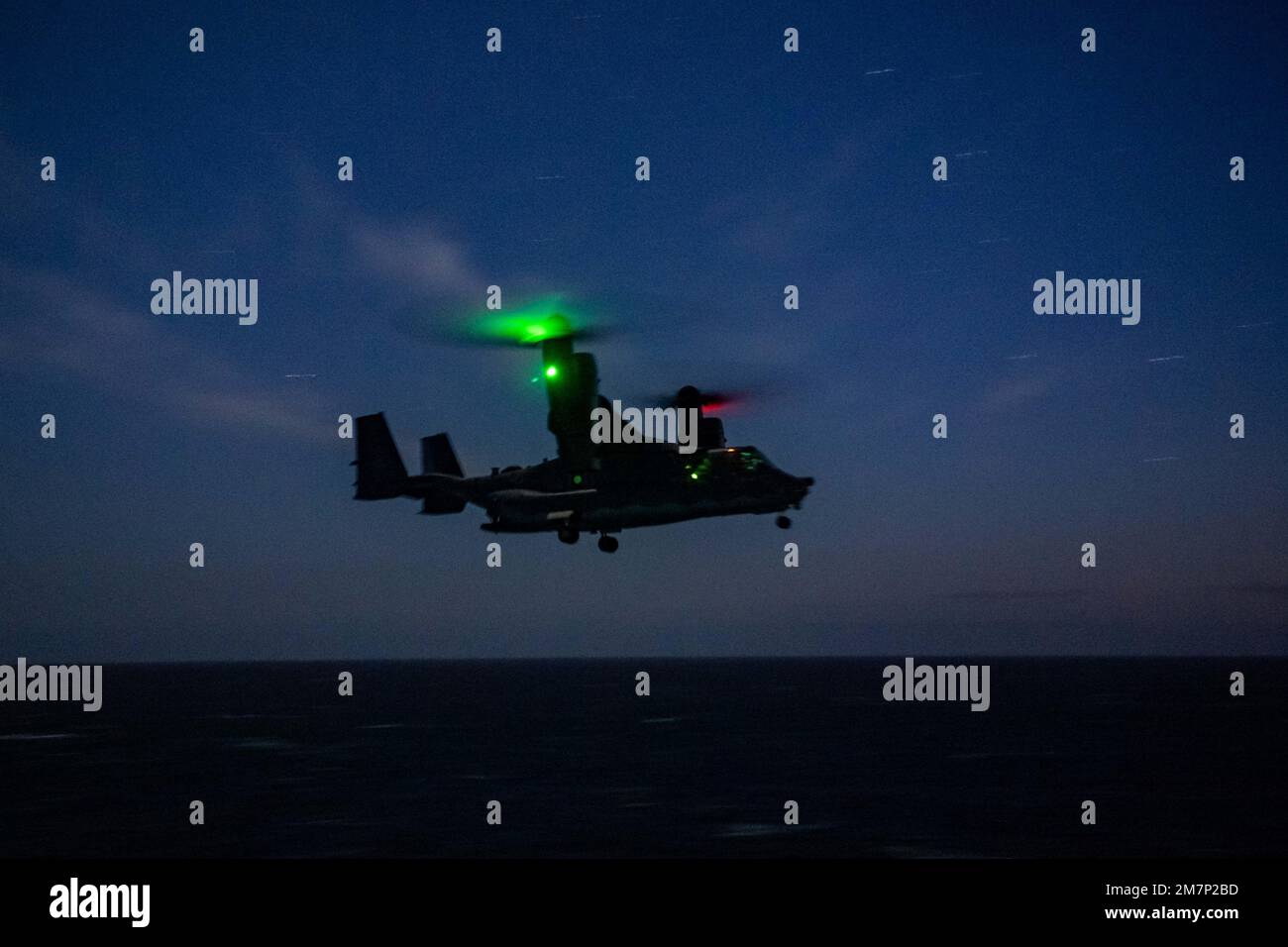 PACIFIC OCEAN (May 10, 2022) CV-22 Osprey, attached to U.S. Air Force ...