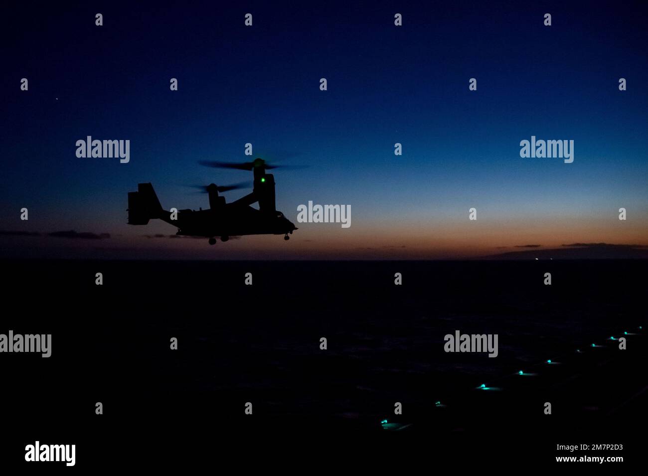 PACIFIC OCEAN (May 10, 2022) CV-22 Osprey, attached to U.S. Air Force ...