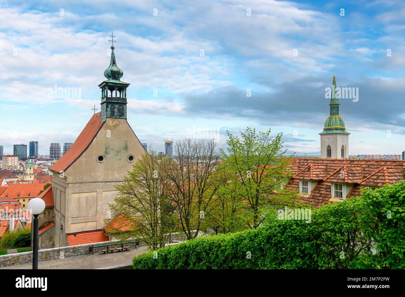 Temple of St. Nicholas and St. Martin's Cathedral in Bratislava ...