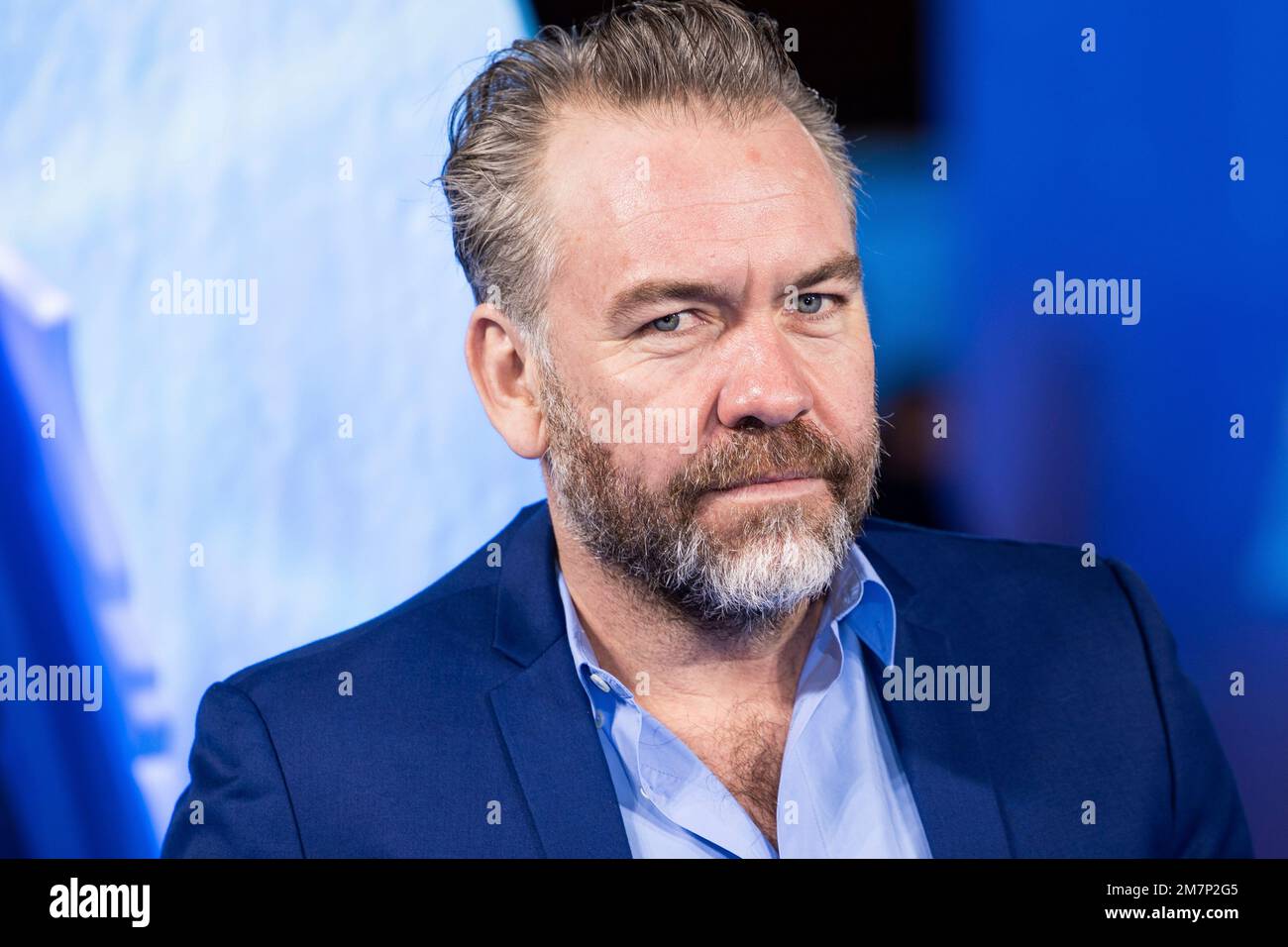 Brendan Cowell poses for photographers upon arrival at the World ...