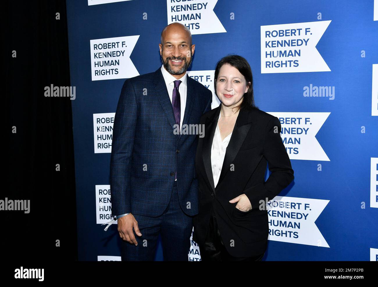Keegan-Michael Key, left, and Elisa Key attend the Robert F. Kennedy ...