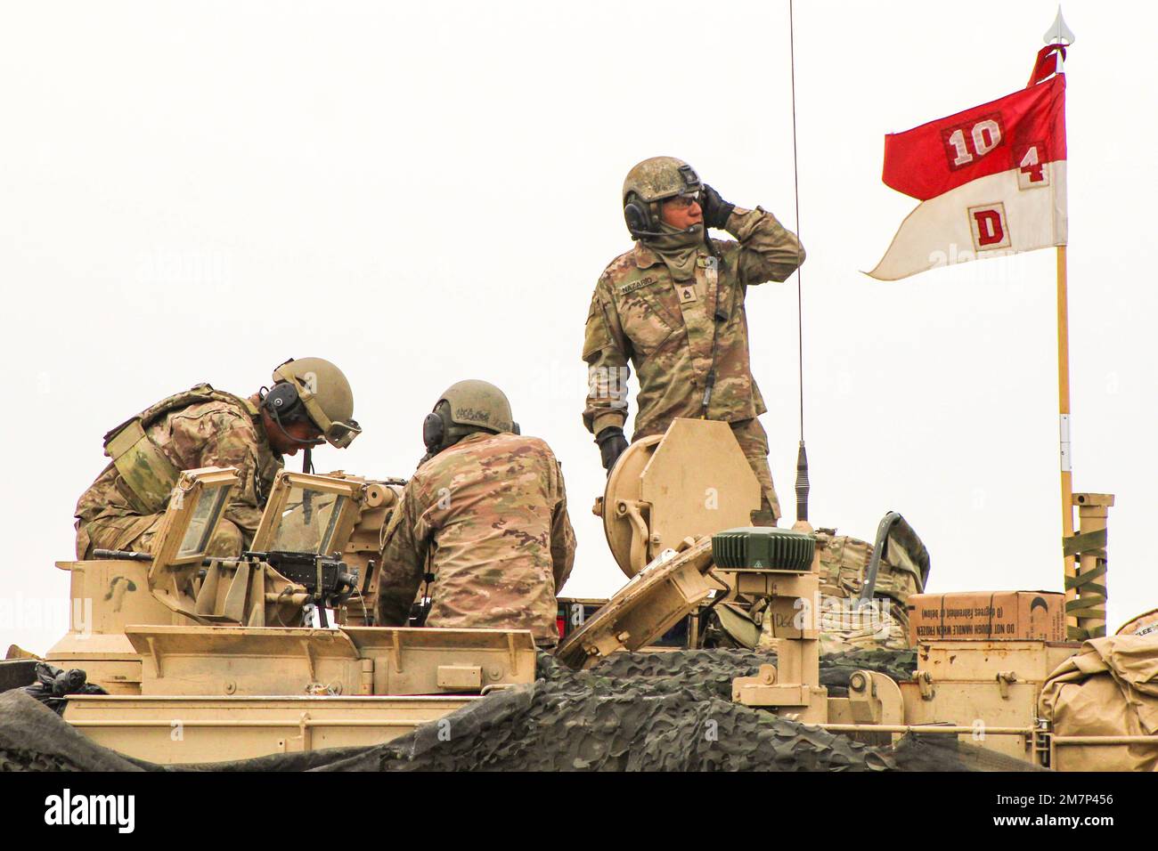 U.S. Soldiers assigned to 4th Squadron, 10th Cavalry Regiment, 3rd ...