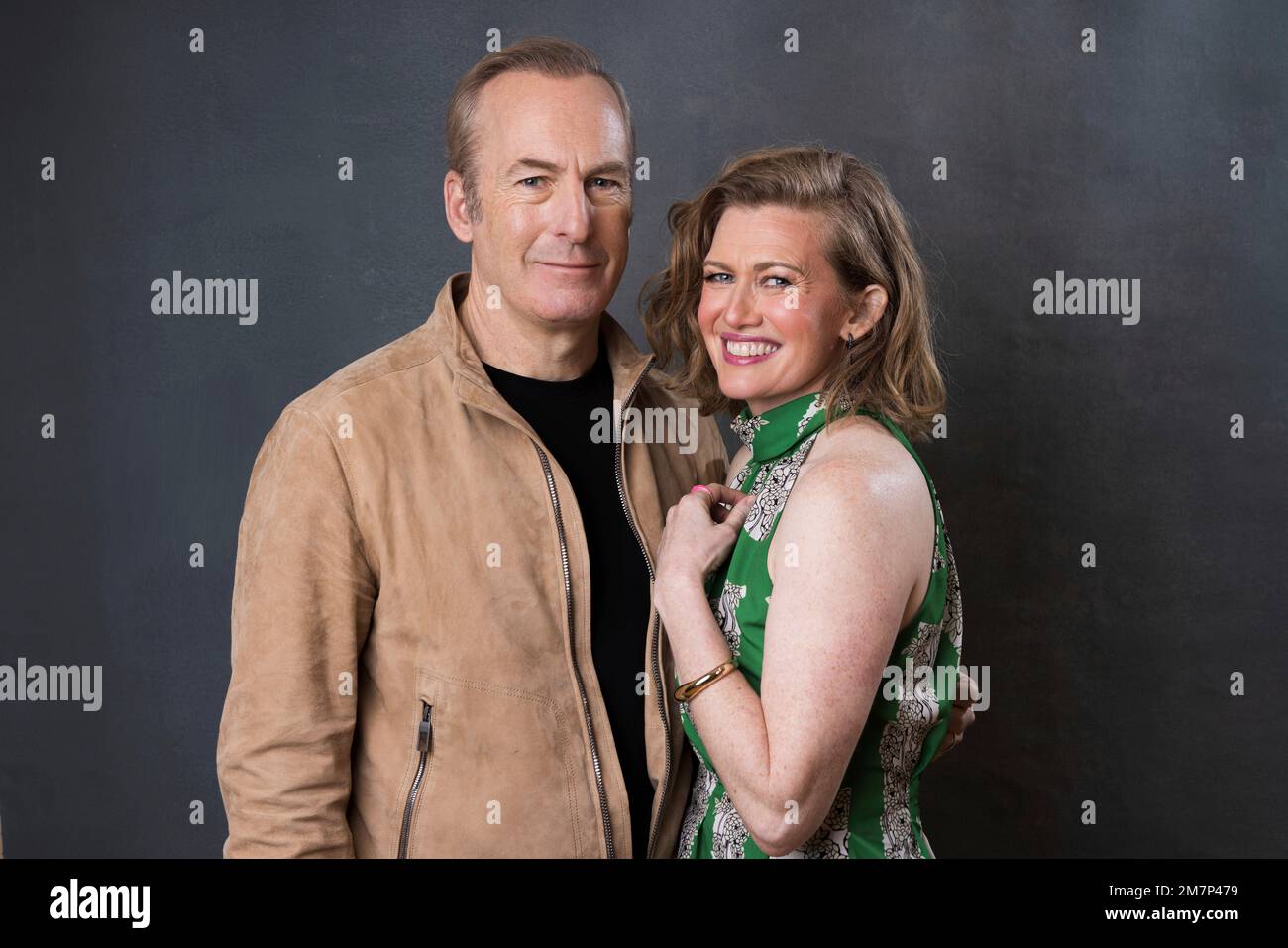 Bob Odenkirk, left and Mireille Enos, both cast members in the AMC ...