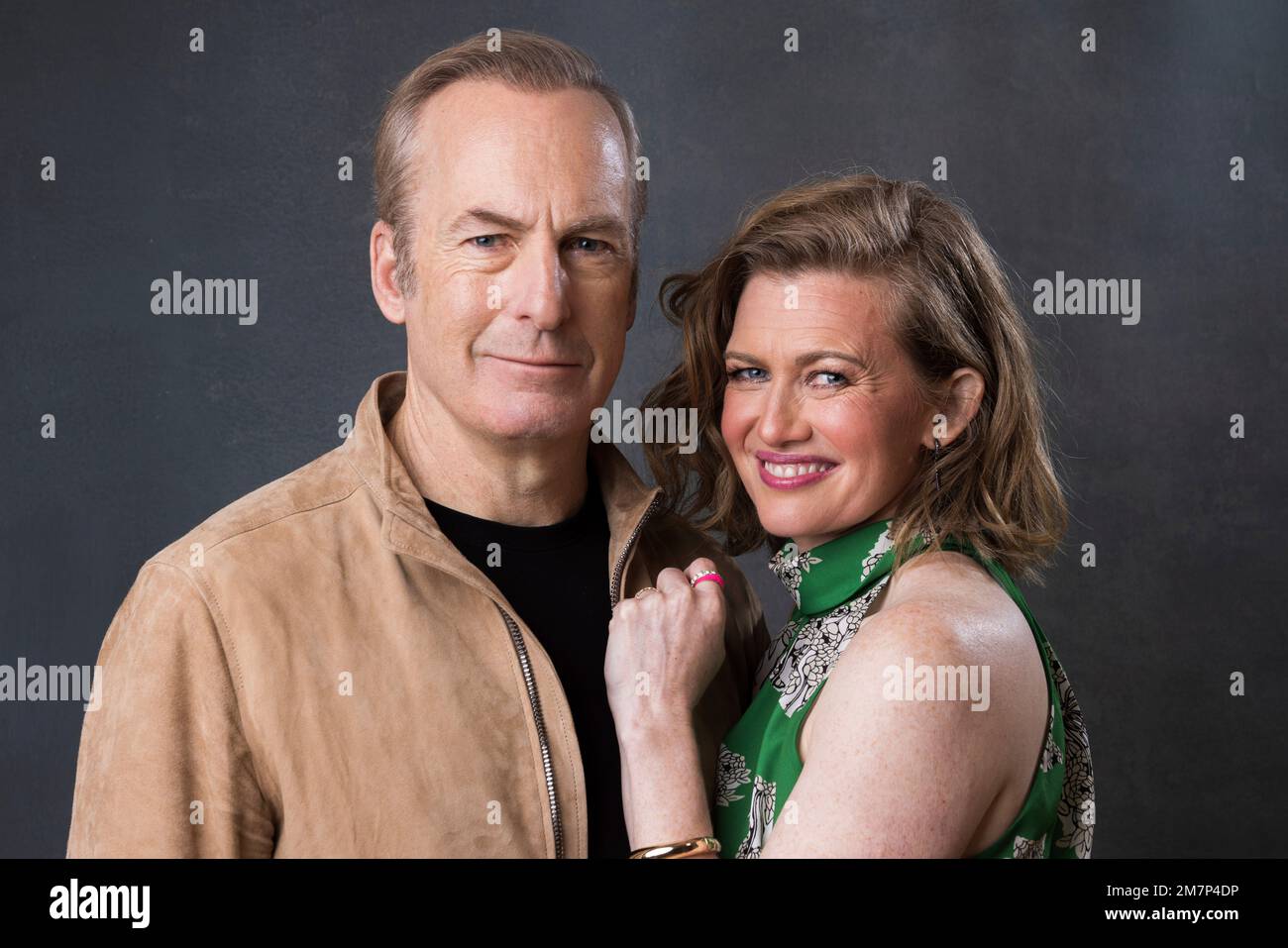 Bob Odenkirk, left, and Mireille Enos, both cast members in the AMC ...