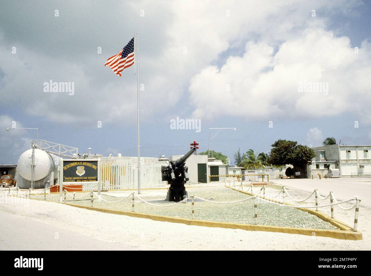 The headquarters of Detachment 4, 15th Air Base Wing. Base: Wake Island ...