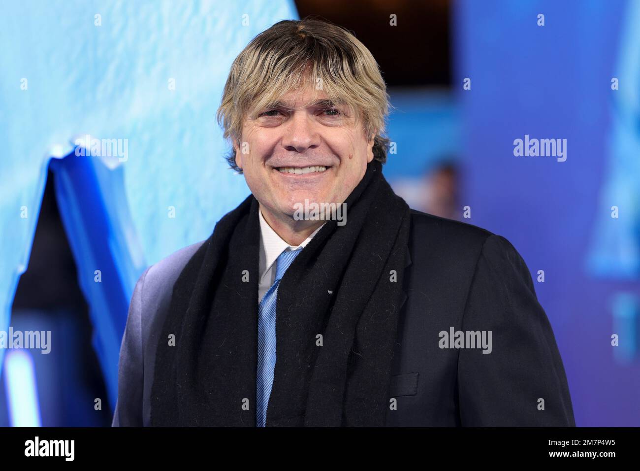Composer Simon Franglen poses for photographers upon arrival at the ...